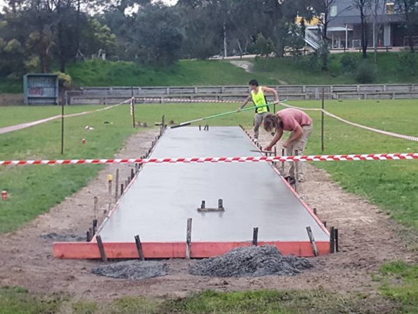 Cricket Pitch Installation